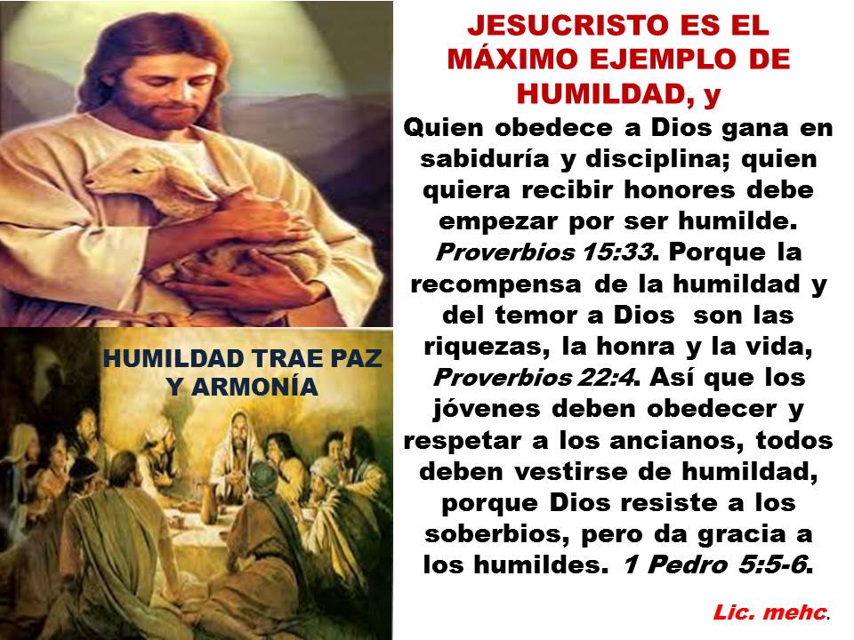 Con pasos firmes en Dios: HUMILDAD QUE TRAJO SALVACIÓN Y VIDA.