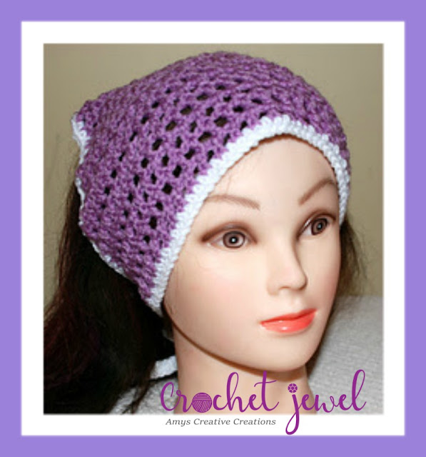 Amy's Crochet Creative Creations: How to Crochet a Head Scarf Pattern ...