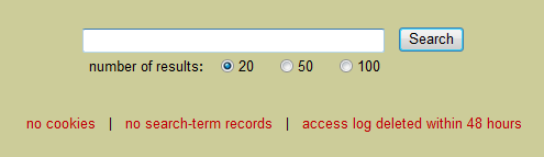 Another link: Tres buscadores que SÍ respetan tu privacidad