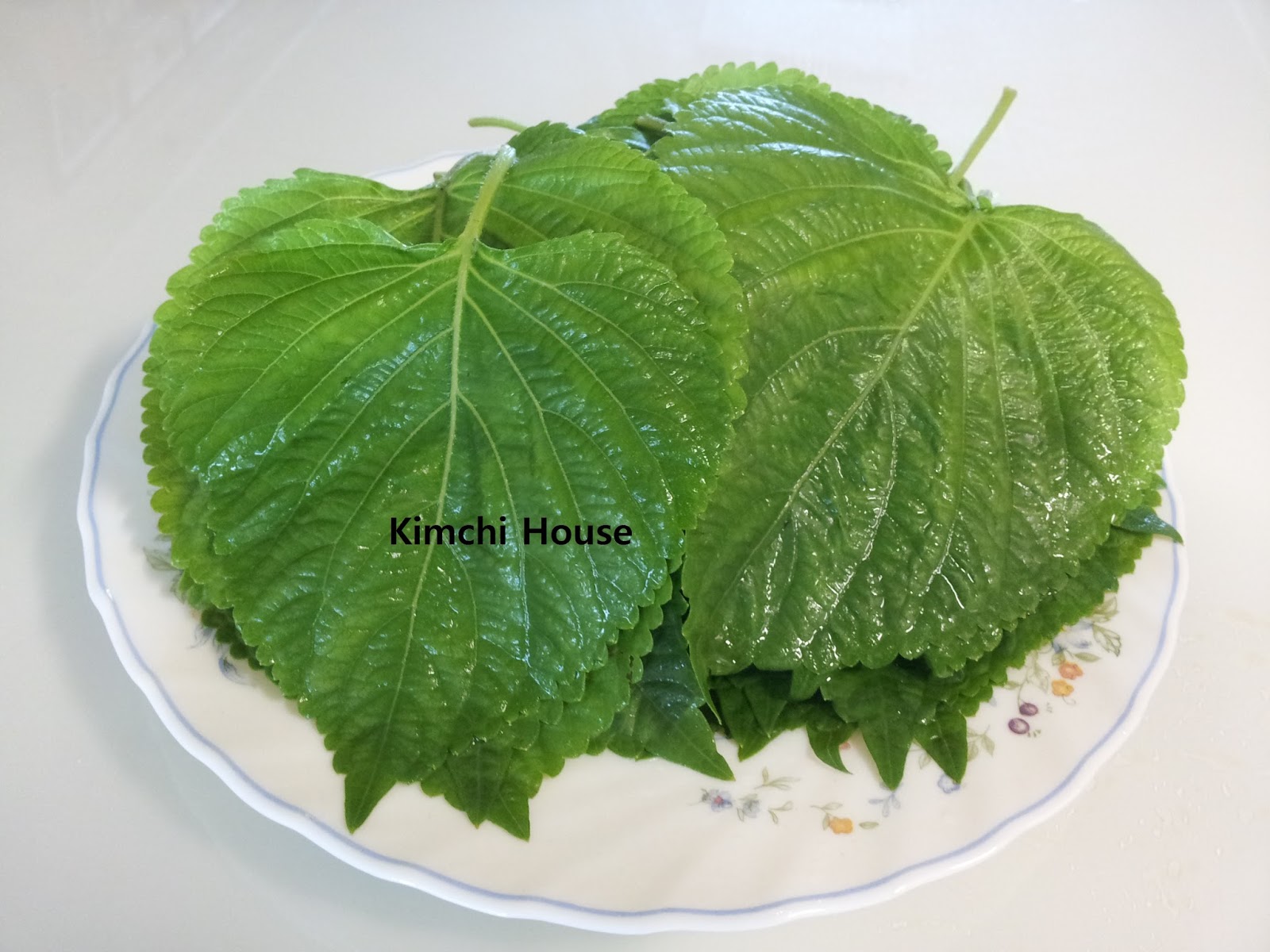 Kimchi House: "kkaen nip Jang A Jji" Perilla Leaf Kimchi/豆酱苏子叶泡菜/깻잎장아찌