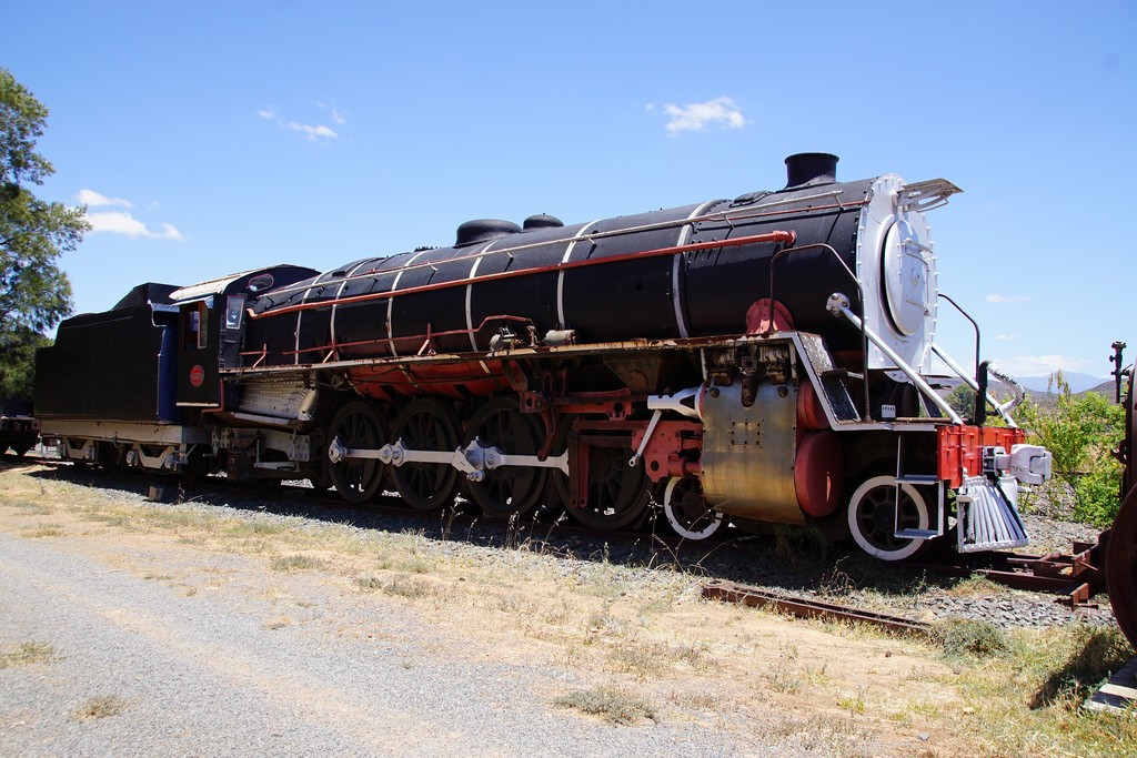 old STEAM LOCOMOTIVES in South Africa: VINK siding, near Robertson (the ...