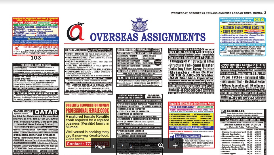 Assignment Abroad Times- 04th October 2023