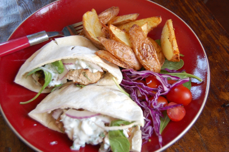 House InsideOut: What I Ate: Turkey Kofta Sandwiches with Roasted Potatoes