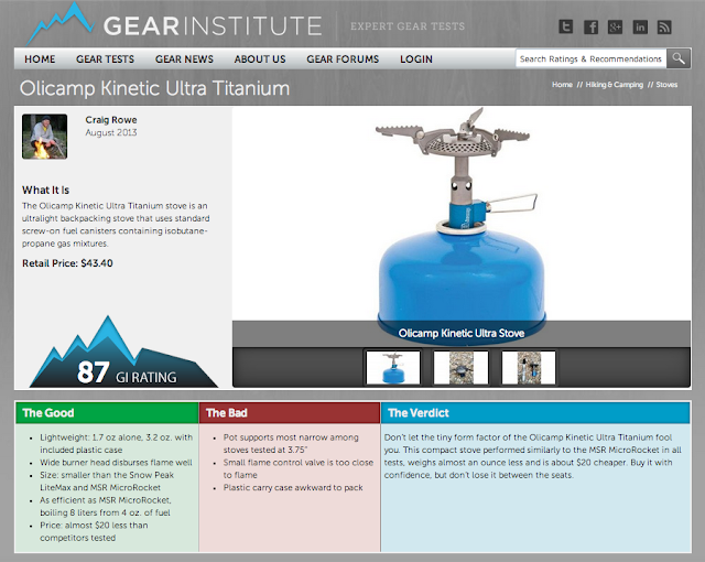 Everything For The Outdoors: Olicamp Kinetic Stove Ranks #1
