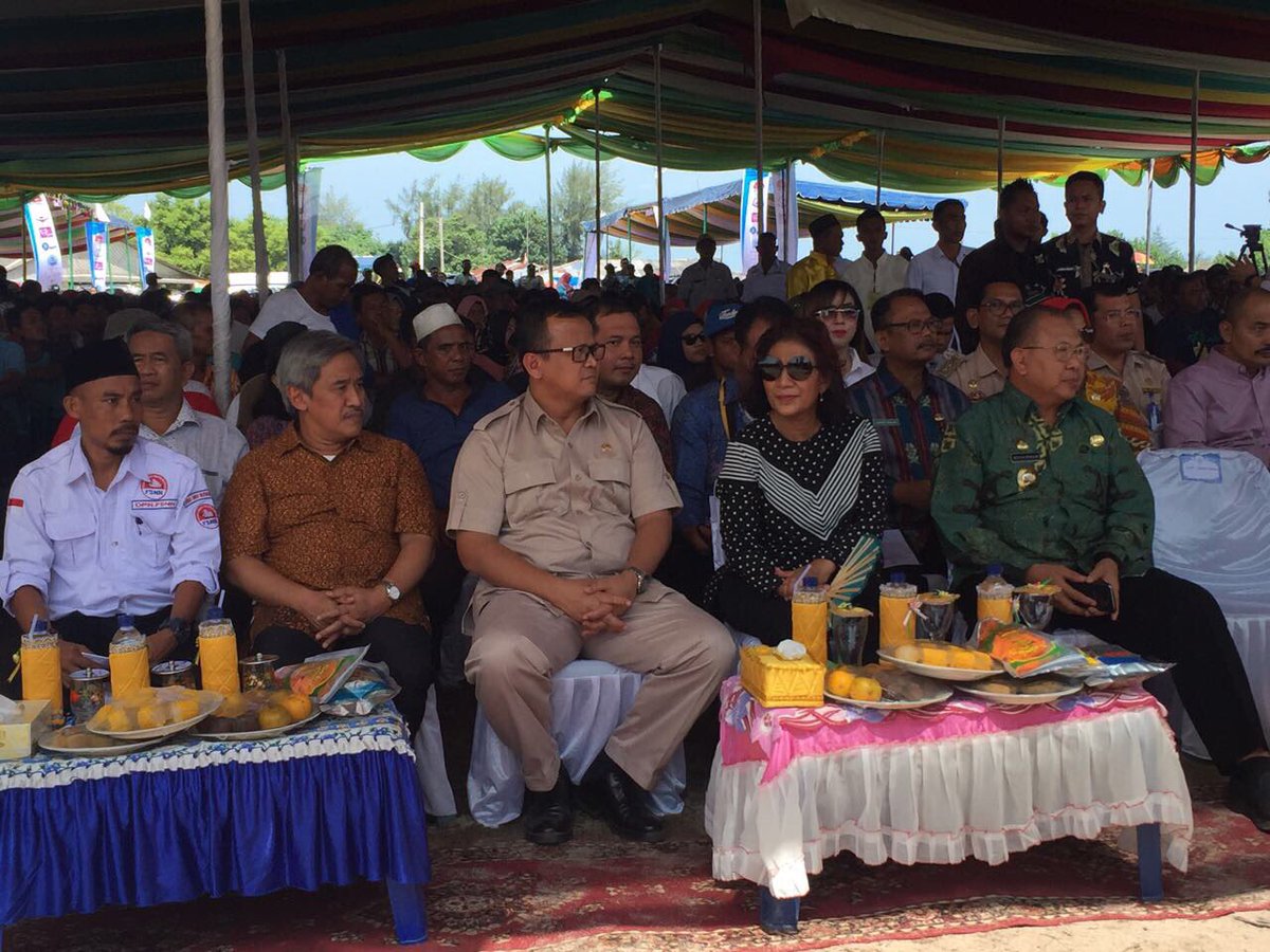 Ibu Susi Pudjiastuti menghadiri Acara Rembug Nelayan di Sumatera Utara
