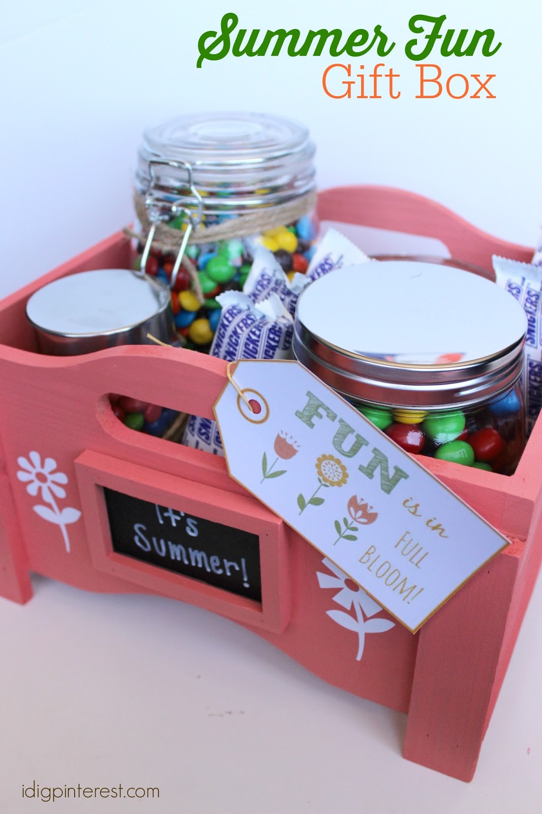 “Fun is in Full Bloom!” Summer Goodie Gift Box Idea - I Dig Pinterest