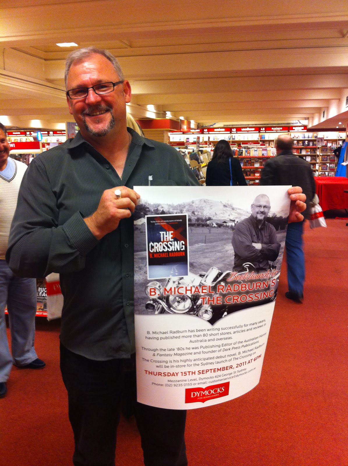 The Write Spot: B. Michael Radburn at Dymocks Sydney