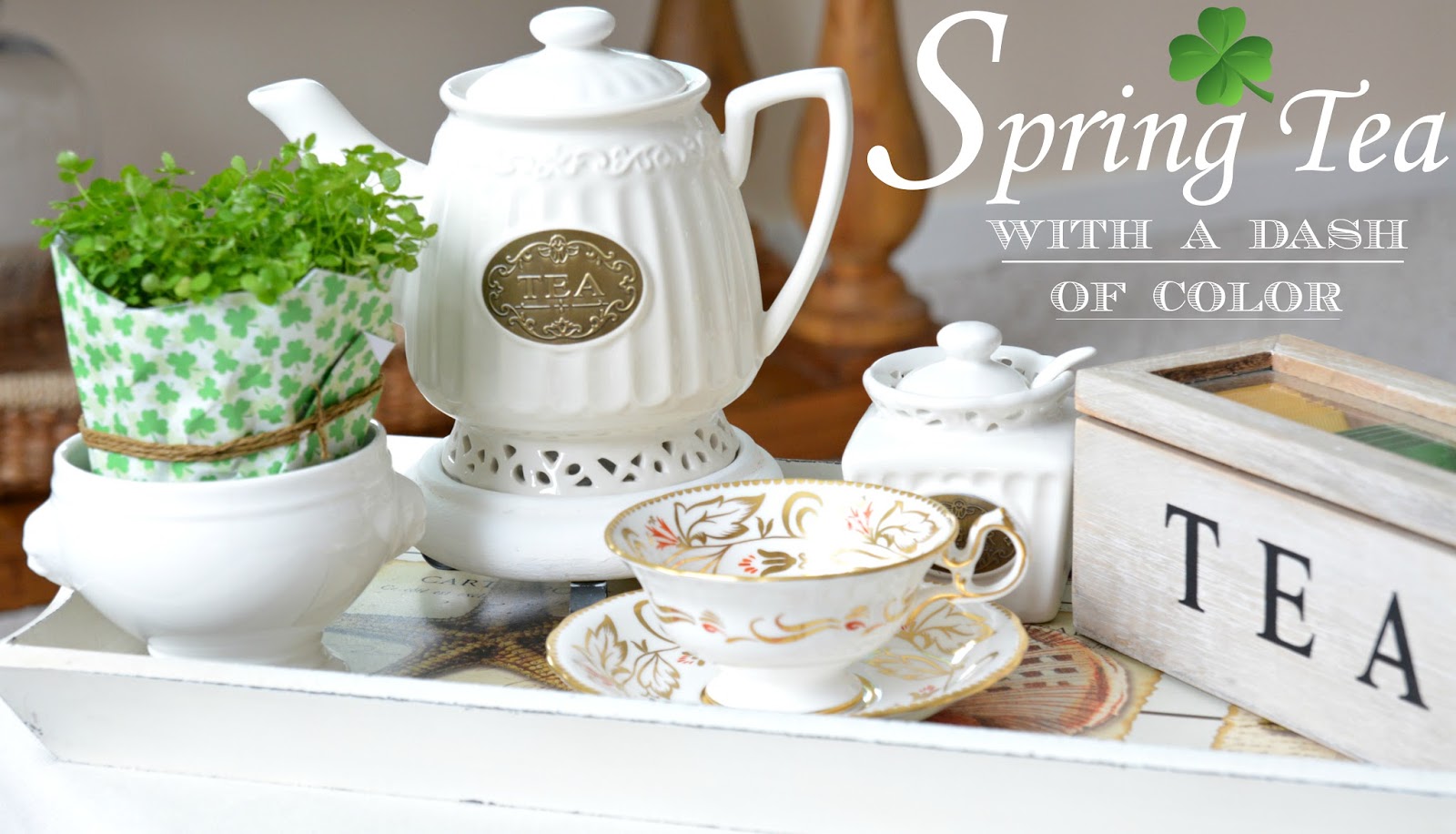 With a Dash of Color: Spring Tea