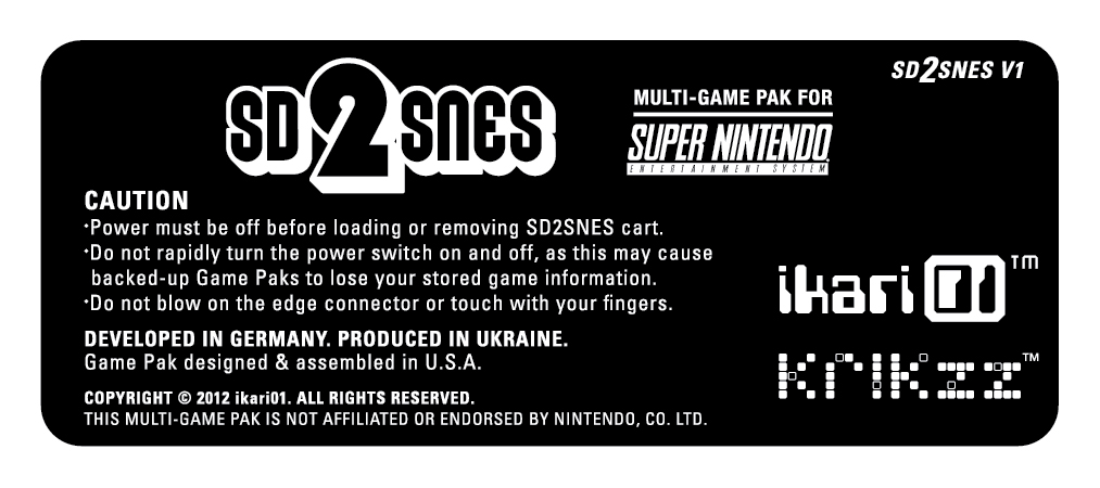 Super Nintendo para sempre!: Labels: SD2SNES
