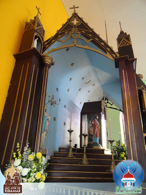 ALTAR-MOR DA IGREJA DE SÃO JOSÉ DE RIBAMAR - MA ALTAR-MOR DA IGREJA DE SÃO JOSÉ DE RIBAMAR - MA