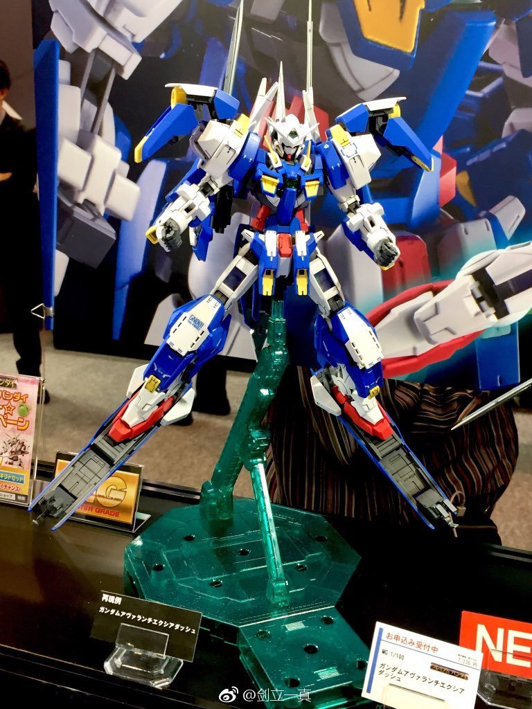 P-Bandai: MG 1/100 Gundam Avalanche Exia Dash Exhibited at the Shizuoka ...