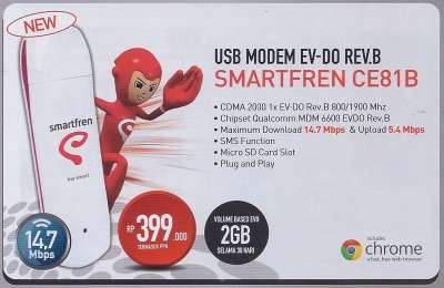 Paket Smartfren Connex Evo 14,7 Mbps