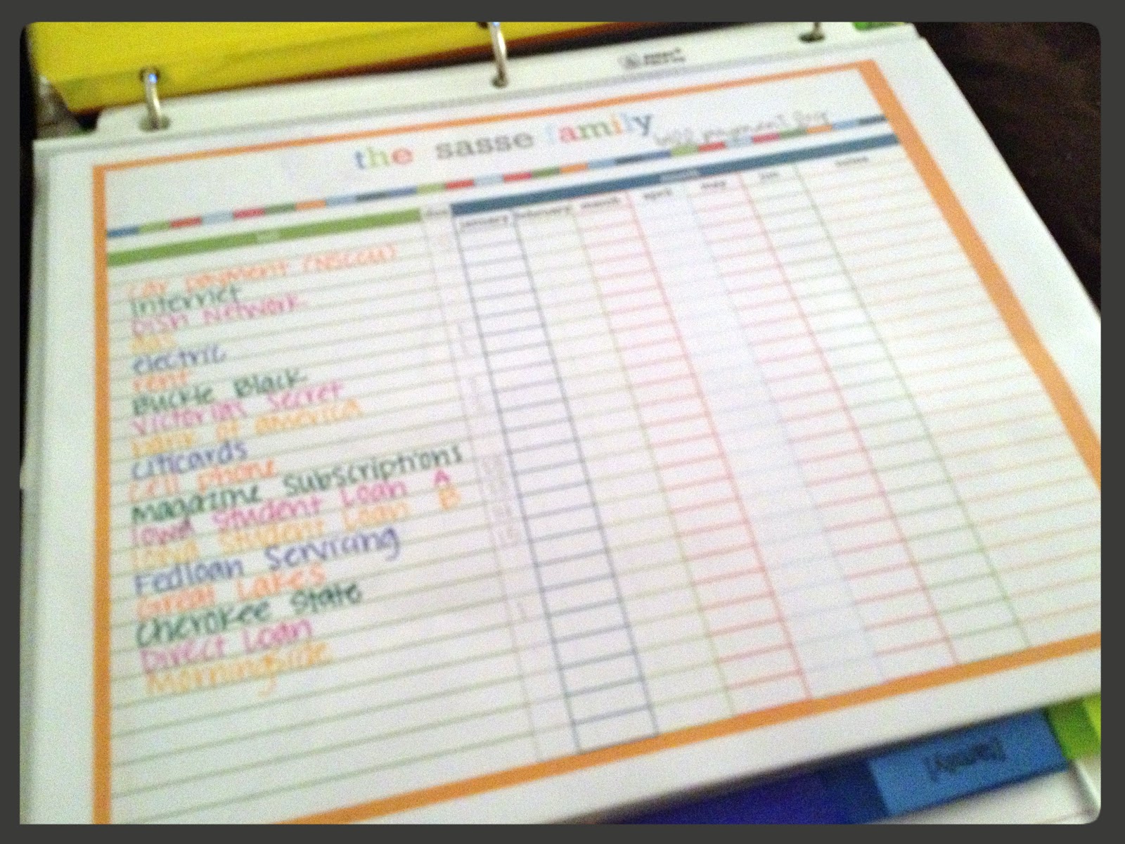 creative life designs: home management binder {makeover part 6}