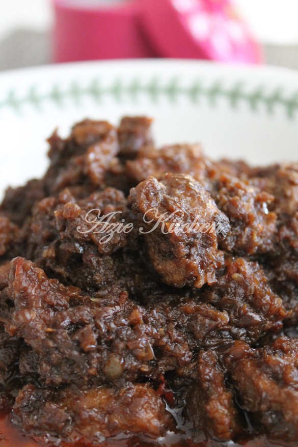 Rendang Daging Perak Buat Hidangan Pagi Raya - Azie Kitchen