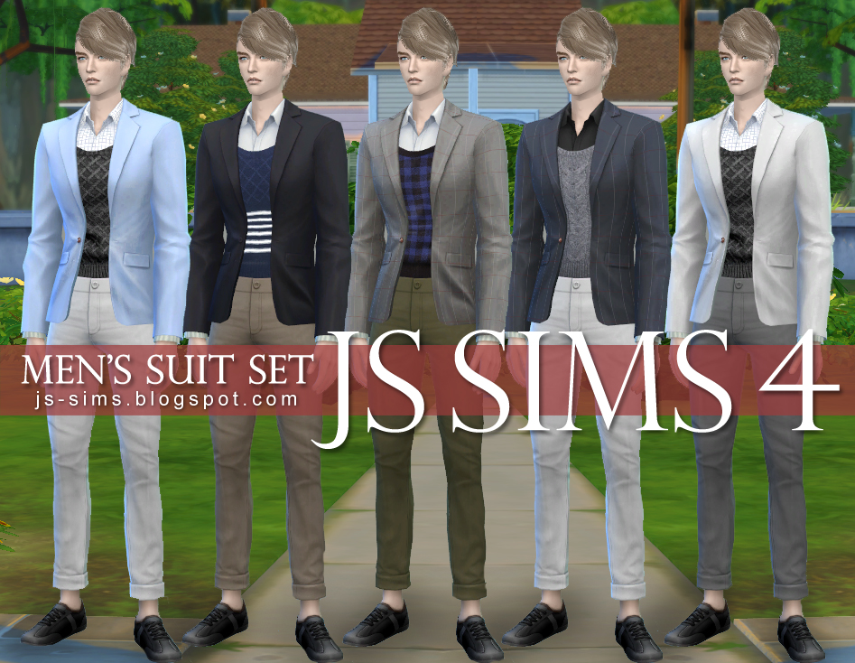 [JS SIMS 4] Men's Suit Set－JS SIMS｜痞客邦