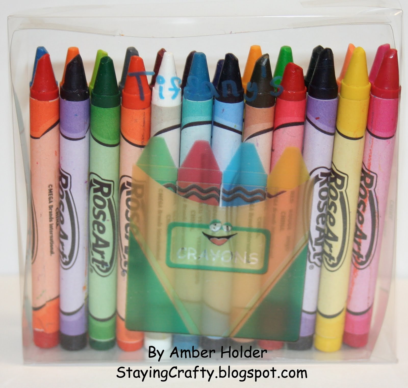 Staying Crafty: Clear Crayon Box