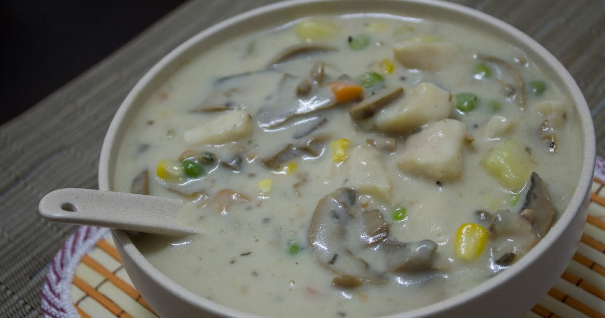 Creamy Mushroom and Fish Dish - It's all about food