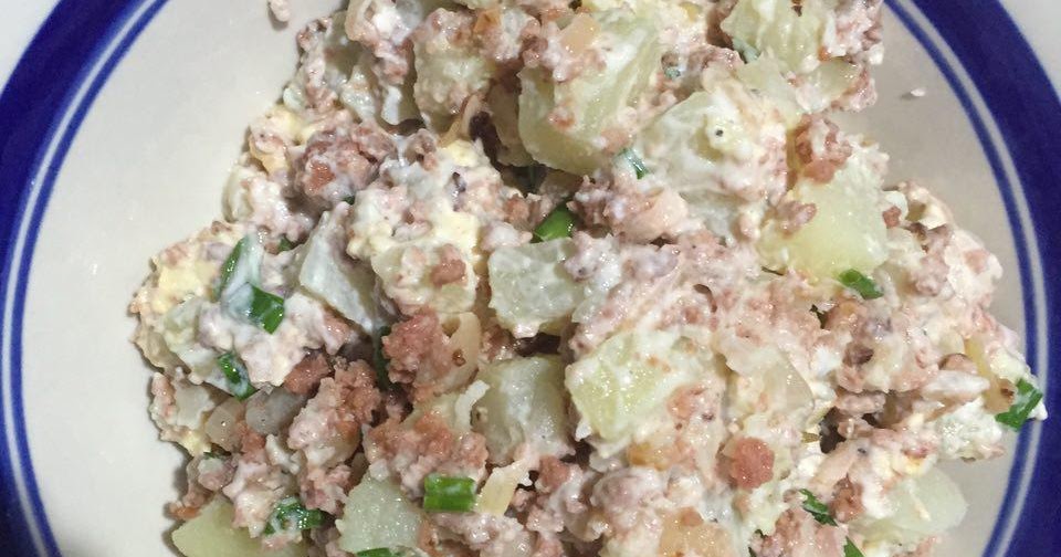 [Resepi] Salad Kentang Daging Super Sedap | Wakdingding