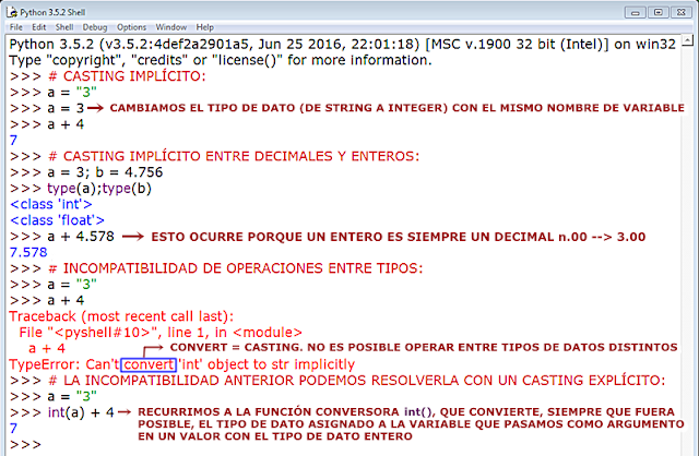 APRENDER A PROGRAMAR CON PYTHON: VARIABLES