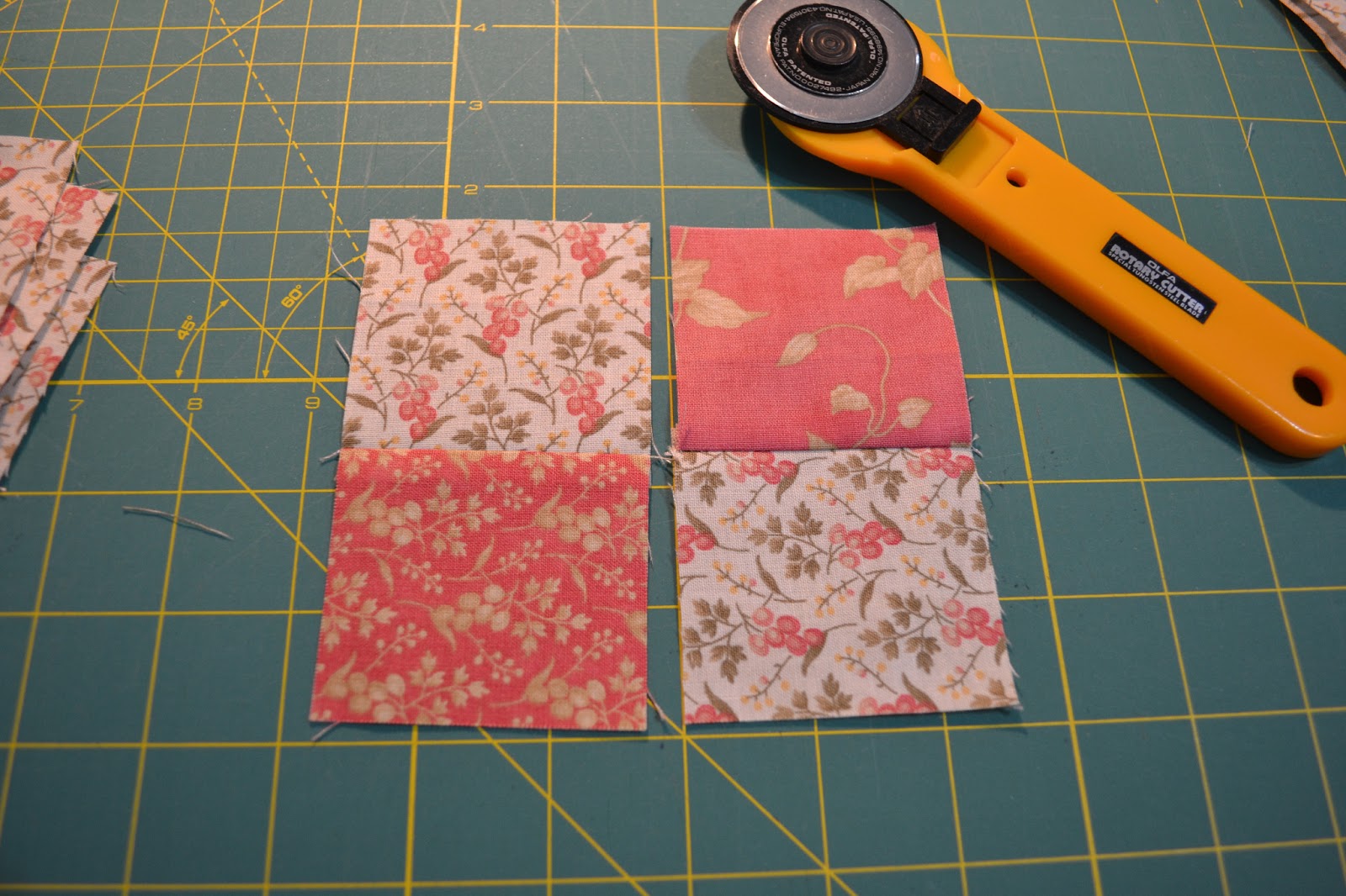 Double Four Patch Table Runner Tutorial