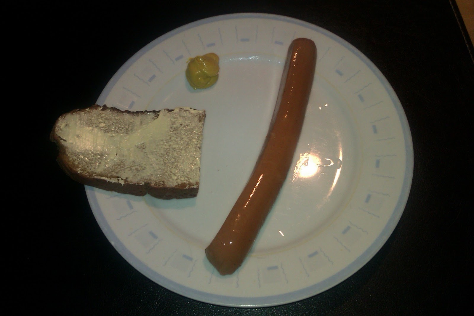 The veggie cook: Bockwurst mit Butterbrot