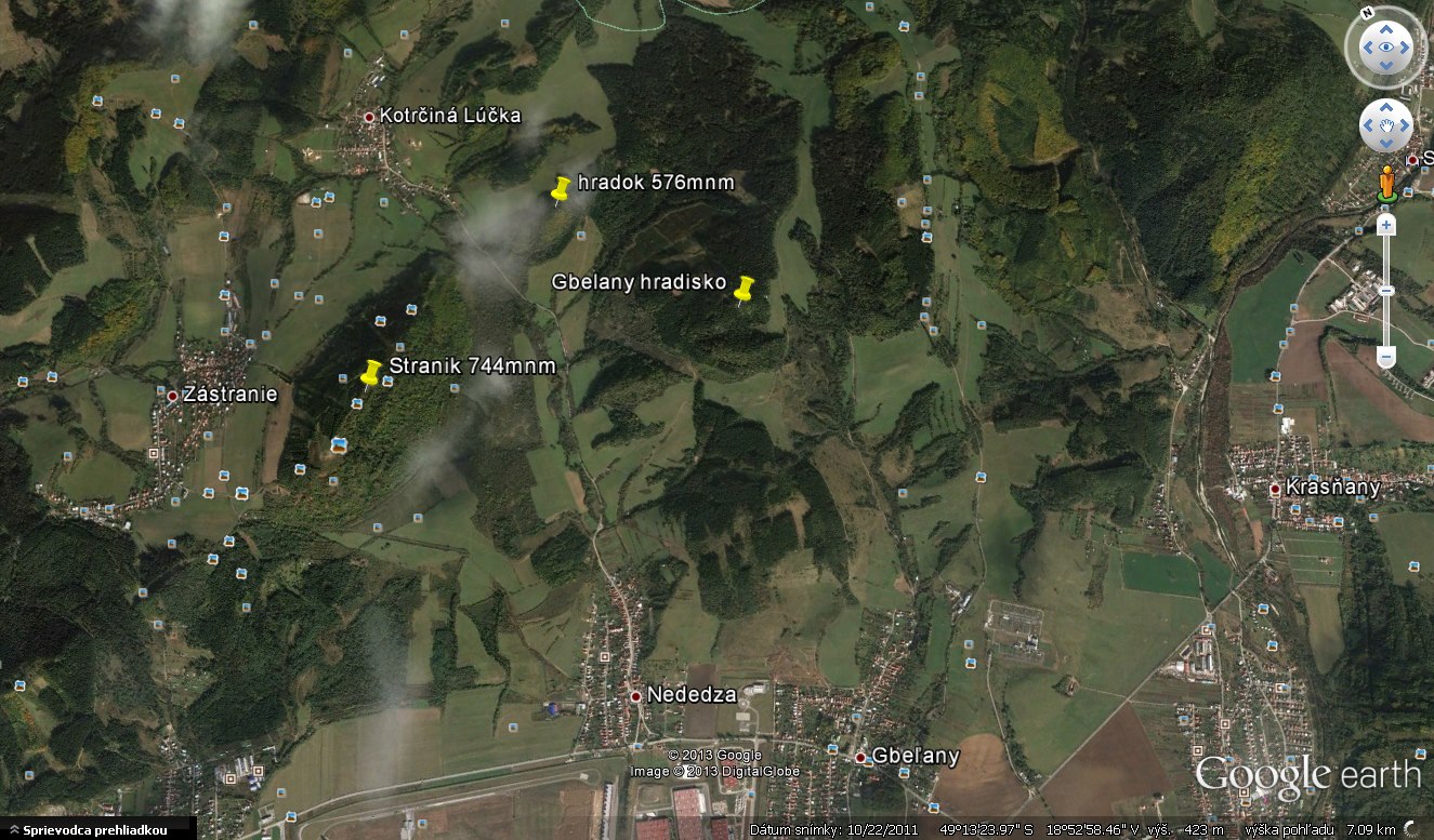 Slovanské Hradiská: Gbeľany