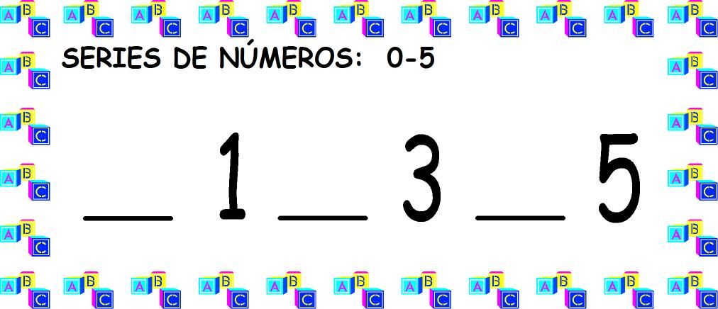 Kids Zone: Completar Series Numéricas