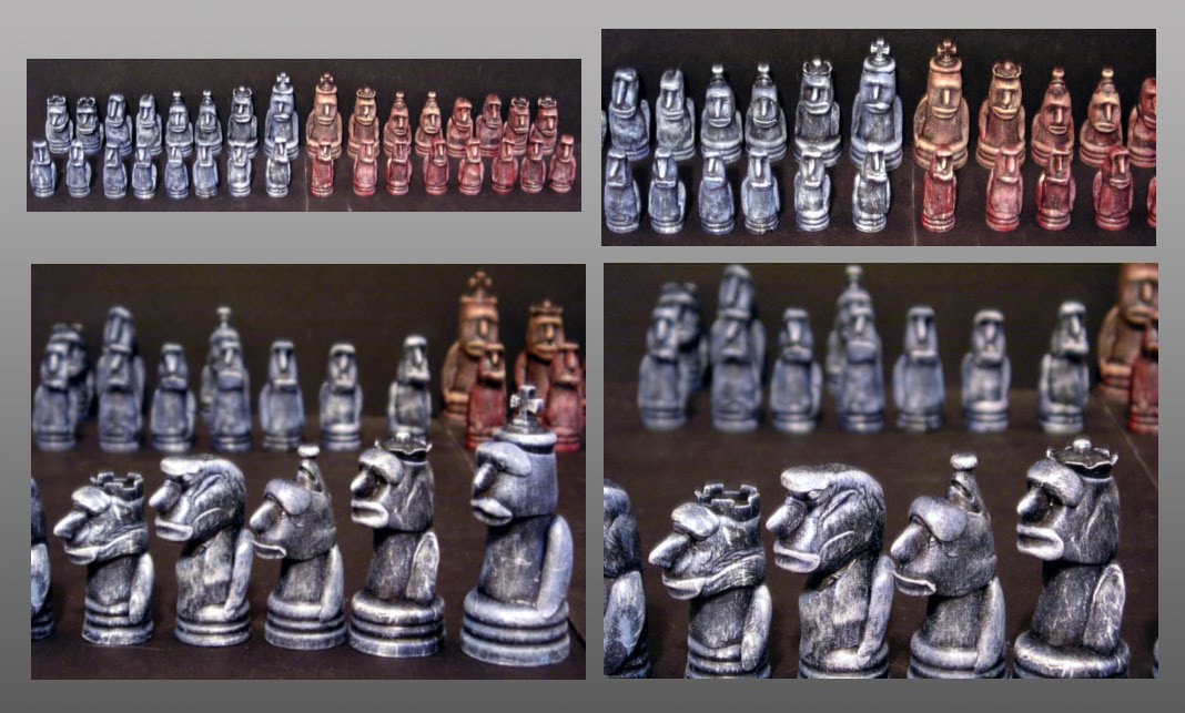 Tabonga Art: MONSTER CHESS SETS