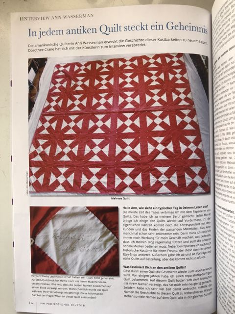 Ann Quilts: German Quilt Magazine!