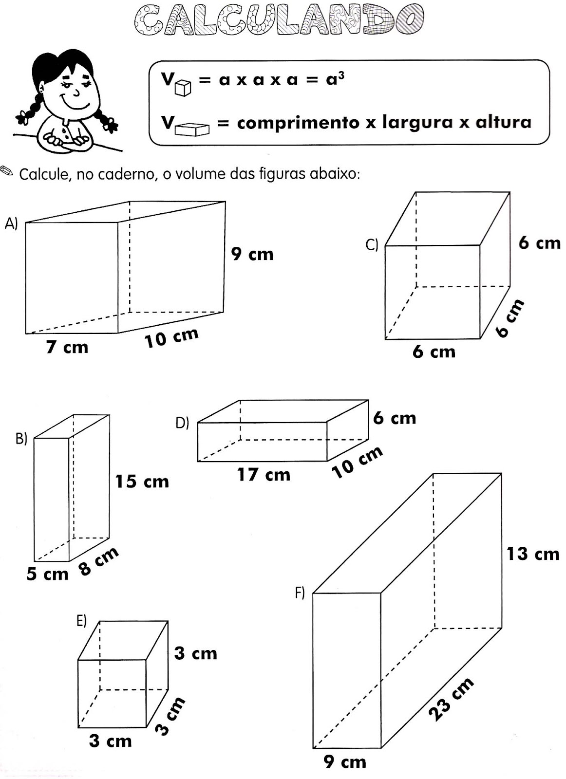 Volume Sólidos Geométricos Exercícios Resolvidos - FDPLEARN