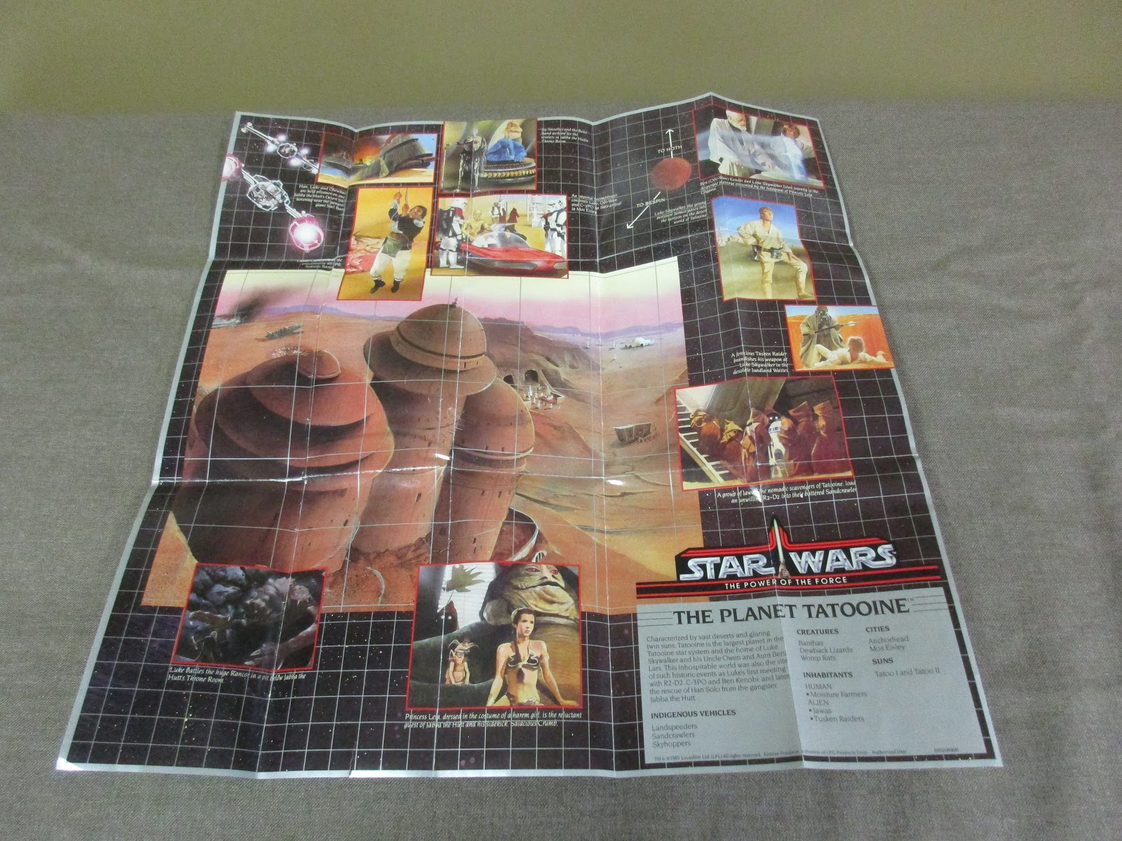 Vintage Kenner Star Wars Toys: Tatooine Skiff Vehicle