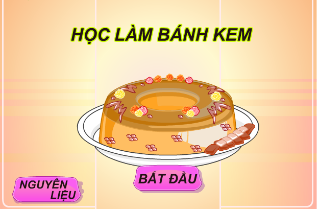 Game lam banh kem - Trò chơi làm bánh kem ngon và hấp dẫn nhất