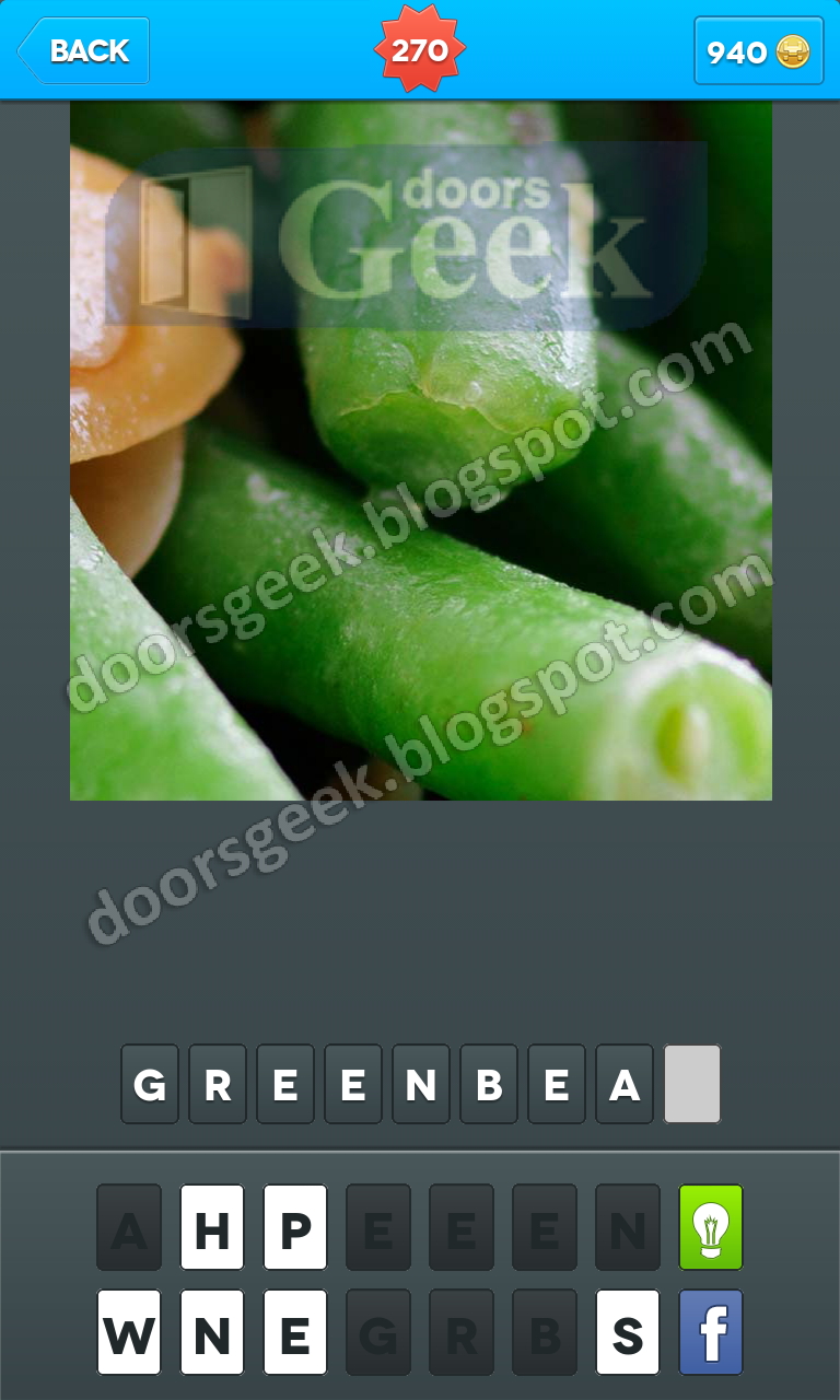 Zoomed In - Photo Word Game Level 270 ~ Doors Geek