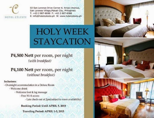 Holy Week Staycation Packages for 2015