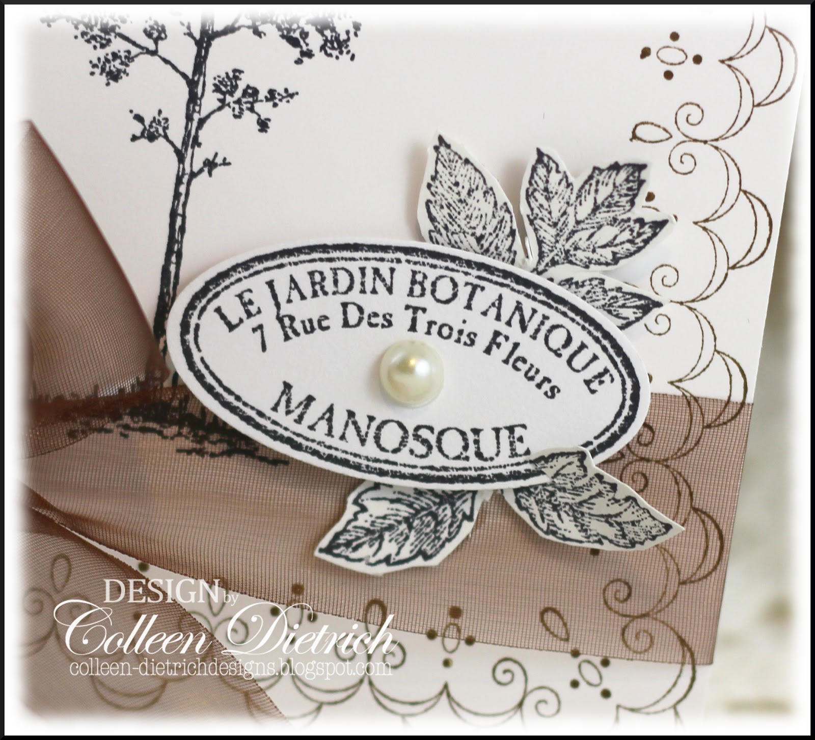 Le Jardin 10 Minute Card | Colleen Dietrich Designs