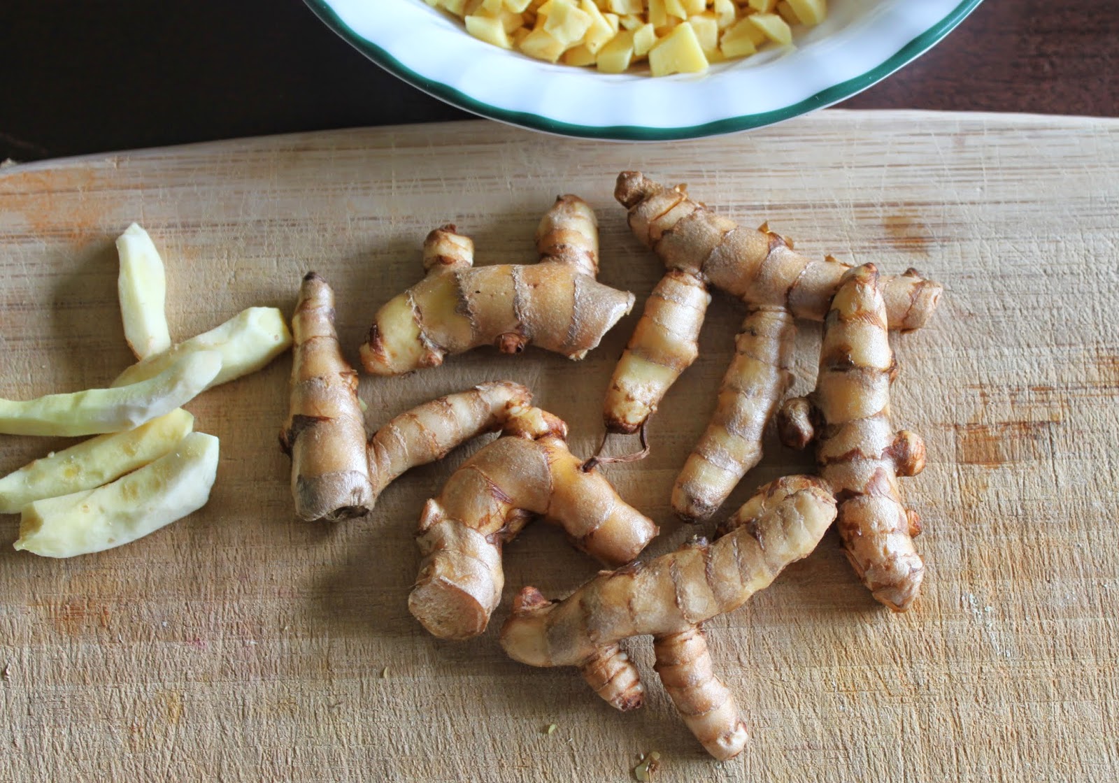 A Tribute to Cooking: Manga Inji Thokku / White Turmeric Thokku