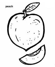 Peaches Coloring Pages Picture | Learn To Coloring