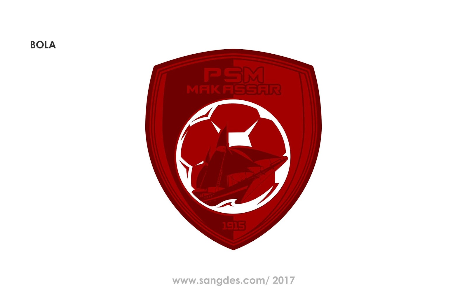 Makna dan Filosofi logo baru PSM Makassar 2017 | SangDesStock
