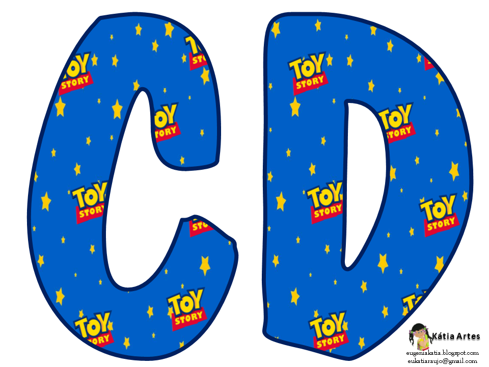Alfabeto del logo de Toy Story. - Oh my Alfabetos!