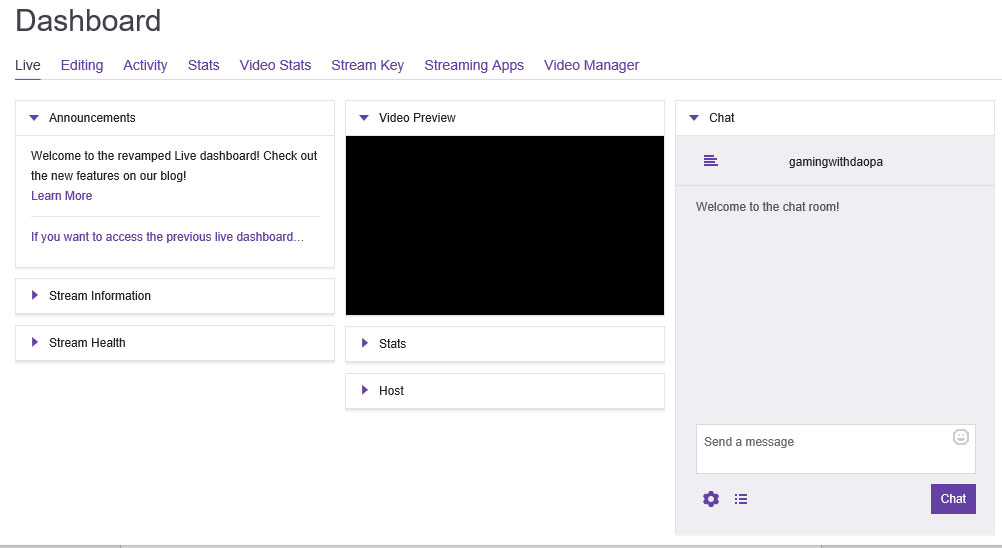 Twitch: New dashboard interface goes live at twitch.tv!