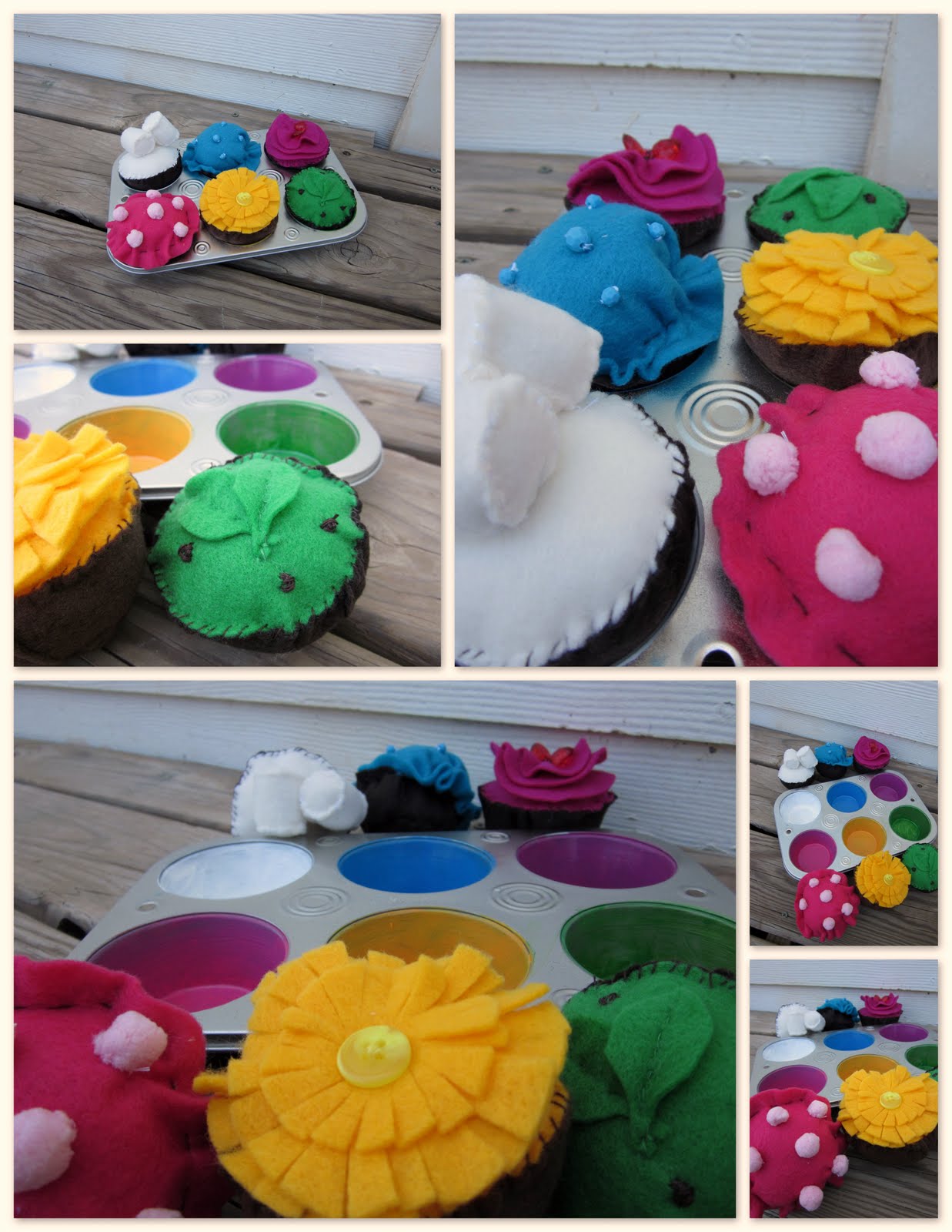 Confounded crafter: Felt Cupcake Tutorial