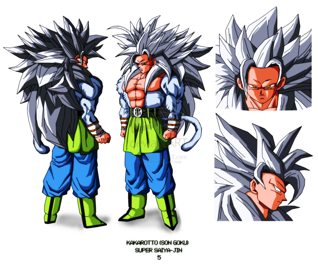 Dragon Ball AF: Goku en todas sus fases AF