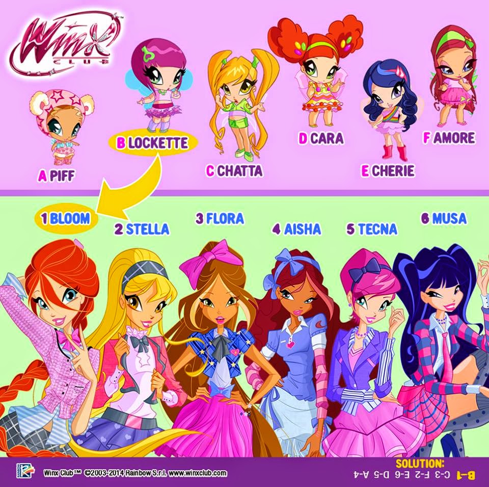 Juego Winx-¡Une a cada Winx con su correspondiente Pixie! ~ My Winx ...