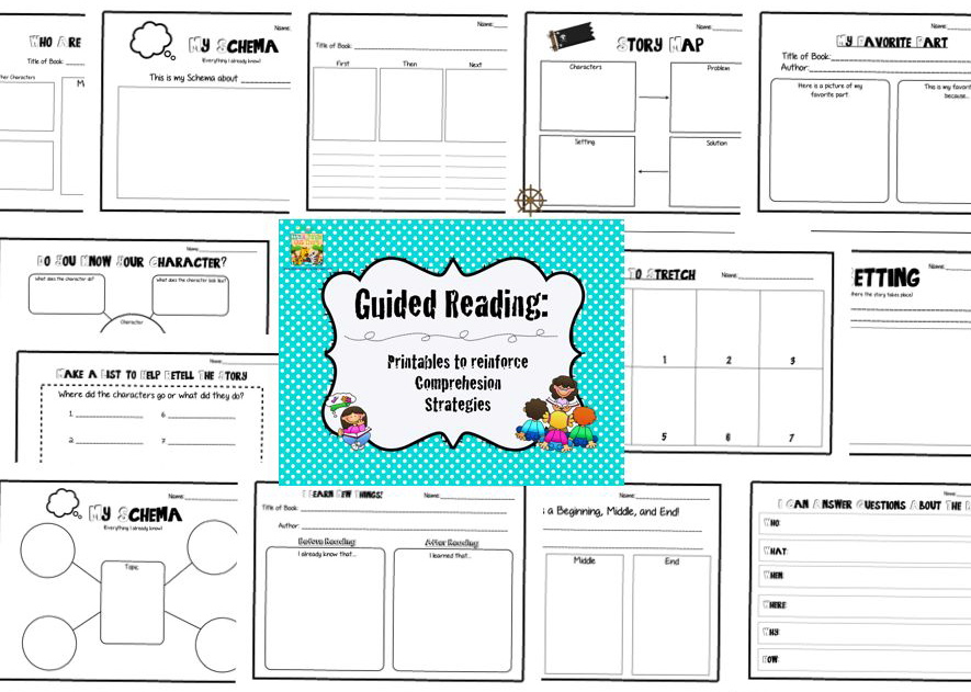 It's a Jungle Out There! A Kindergarten Blog: Guided Reading Response Forms