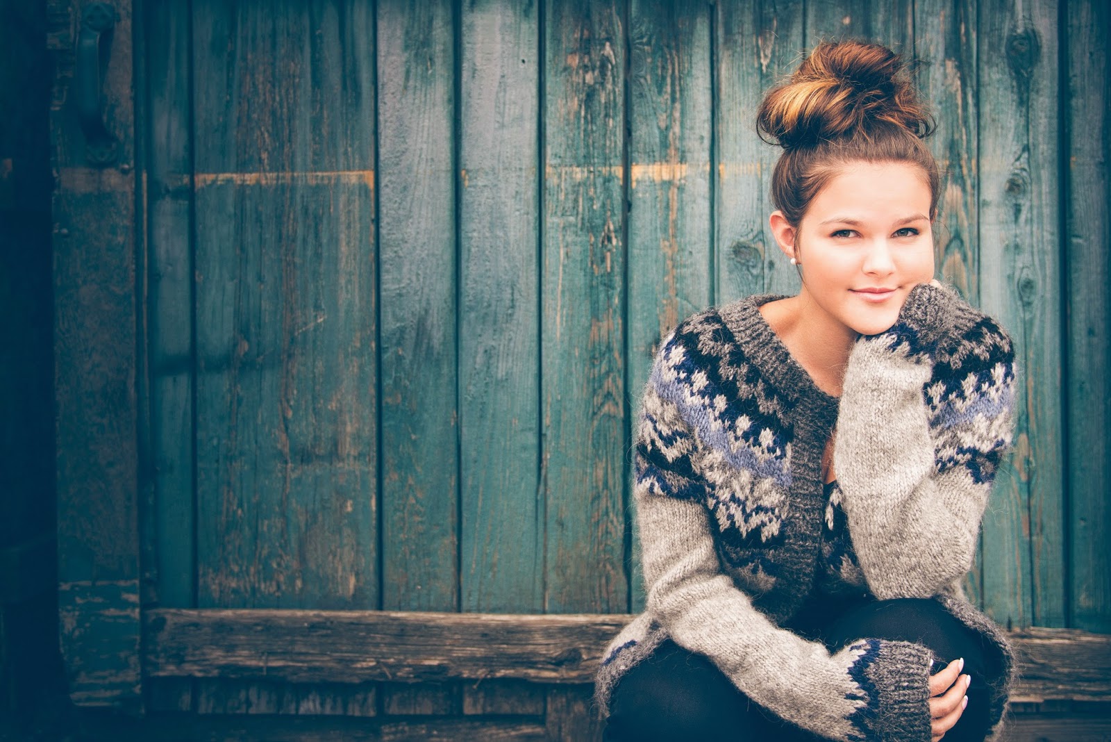 Fleece Love and Happiness: Icelandic Sweater on the Most Beautiful Girl ...