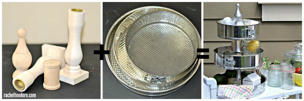 DIY Three Tiered Serving Stand