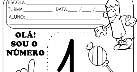 BLOG PROFESSOR ZEZINHO: Numerais de 1 a 10