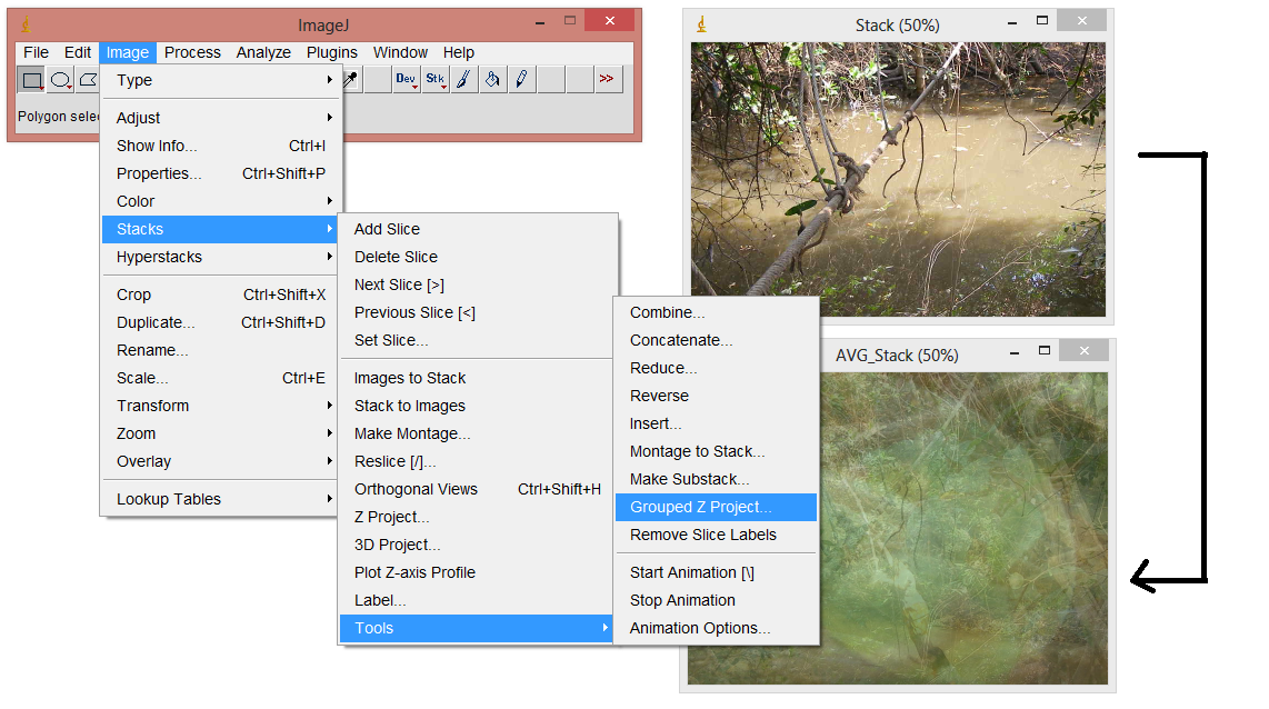 My imageJ: Stacks, Virtual Stacks and Hyperstacks
