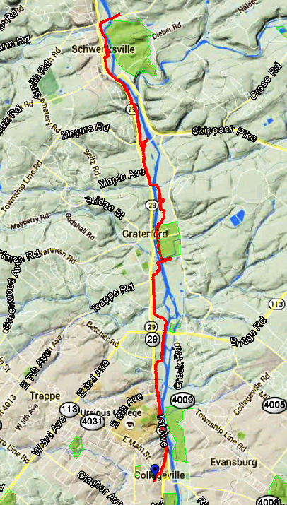 Southeastern PA Hiking: Perkiomen Trail - Collegeville to Schwenksville
