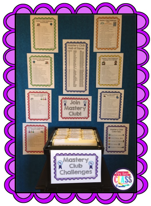 Mrs. Renz' Class: Mastery Club is Now Updated and BETTER Than Ever!